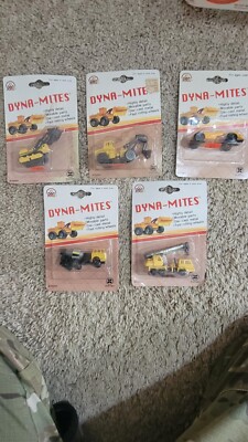 5- Vintage Zyll Dyna-mites Die-cast Construction Vehicles 1993 | eBay