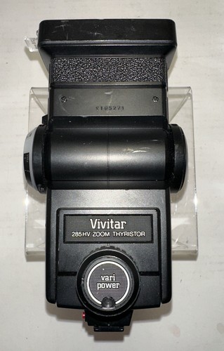 Vivitar 285 Zoom Thyristor Flash Varipower With 28mm Adapter Not Tested ...