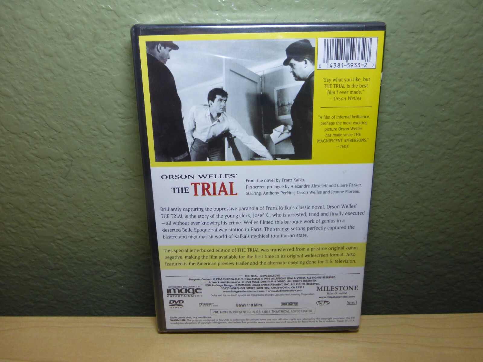 The Trial (DVD, 2000, Milestone Collection) for sale online | eBay