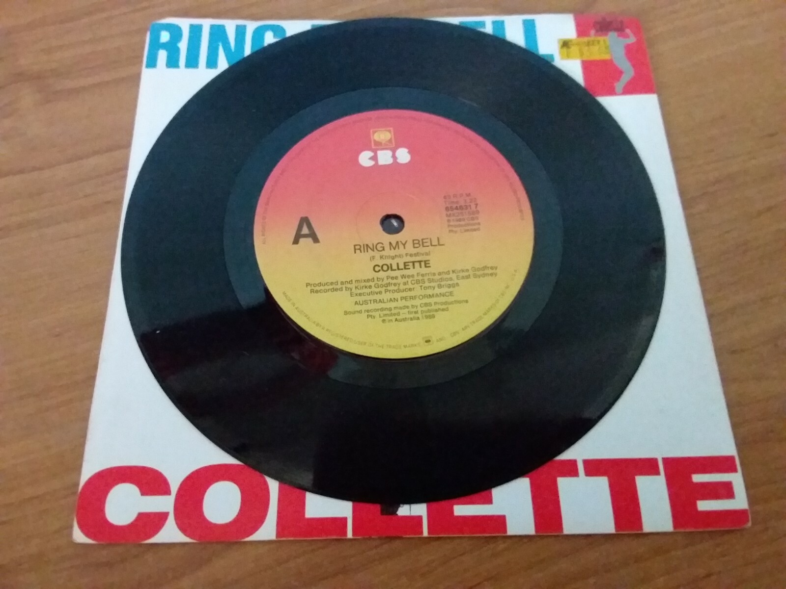 Collette Ring My Bell single 7 inch Vinyl record | eBay