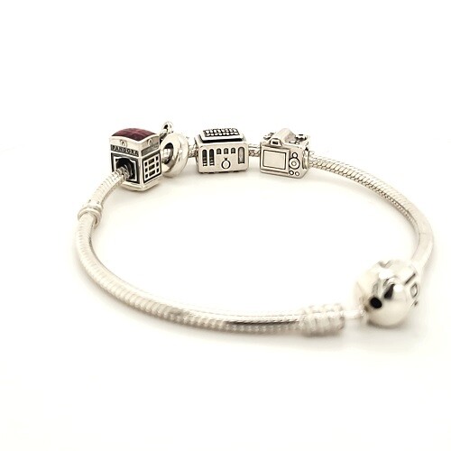 Pandora 925 London,Gondola,Cable Car,Camera assorted slide dangle charm ...