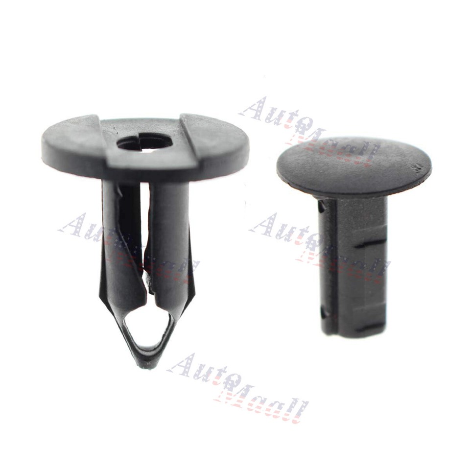 100pcs Nylon Push Type Retainer Clips for 8mm Hole GM 21030249 Chrysler ...