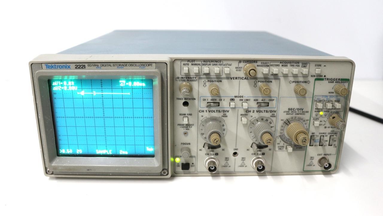 Tektronix 2221 60MHZ Digital Storage Oscilloscope | eBay
