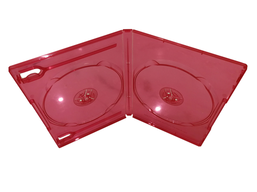 PREMIUM Double DVD Case - Holds 2 Discs - Black Clear Colour Blu Ray ...