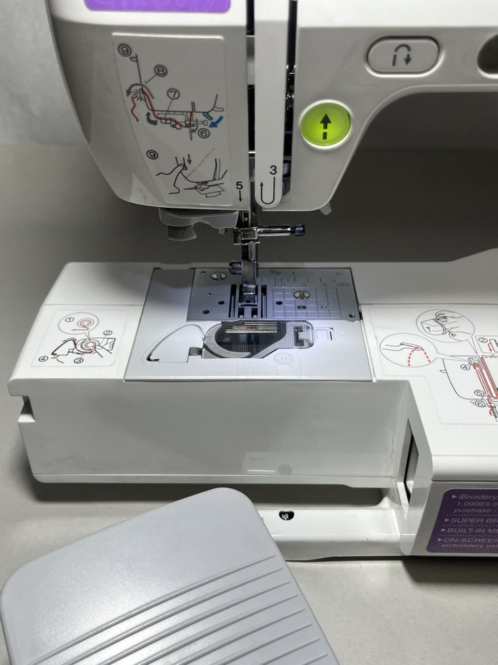 Brother SE-400 Sewing Machine Embroidery Automated - Pedal Included ...