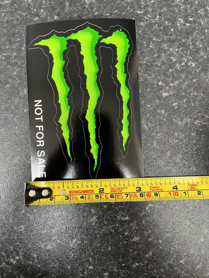Monster Energy Green Claw Logo Stickers / Decals 11cm X 8cm X 12 | eBay