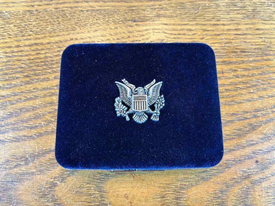 USMC 250th Anniversary Set – 1oz Silver Eagle, Birthday Ball Glass ...