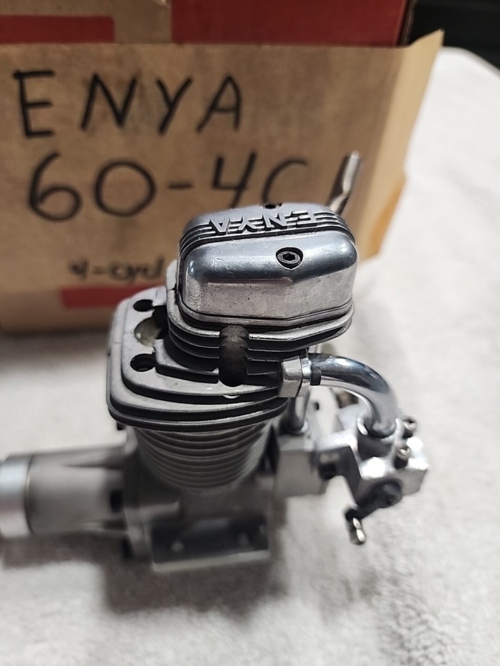 VINTAGE ENYA .60 4C 4-CYCLE R/C MODEL ENGINE SUPER CLEAN UNTESTED | eBay