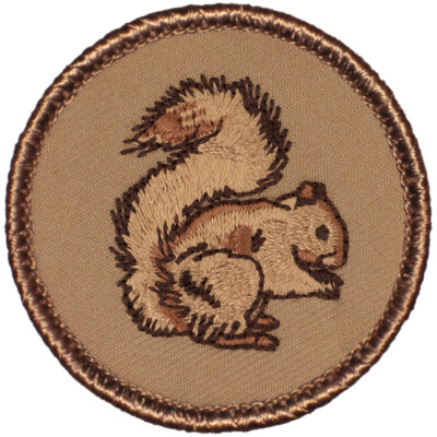 Squirrel Patrol Patch - 2" Round Embroidered Patch | eBay