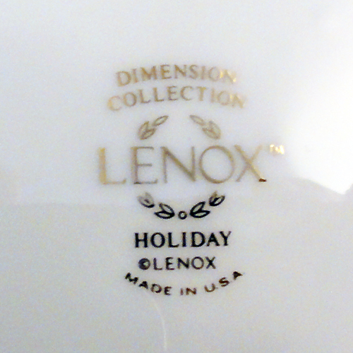 HOLIDAY GOLD by Lenox Bread & Butter Plate 6.4" NEW NEVER USED made in ...