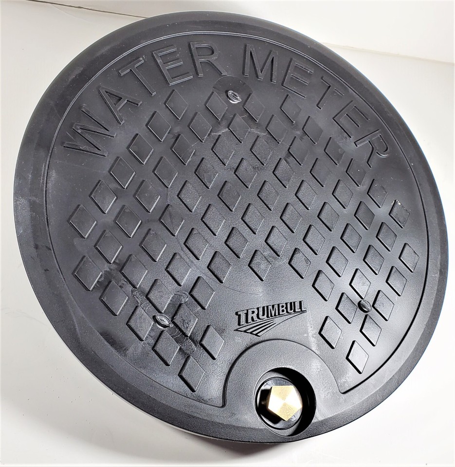 Trumbull Universal Polymer Water Meter Box Cover, 12-1/4" O.D. Type A/C ...