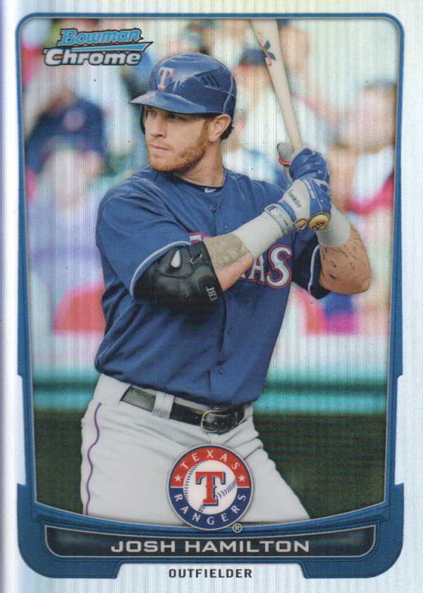 2012 Bowman Chrome Refractors #121 Josh Hamilton Card | eBay