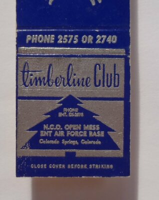 1950s? N.C.O. Open Mess Ent Air Force Base AFB Colorado Springs CO El ...