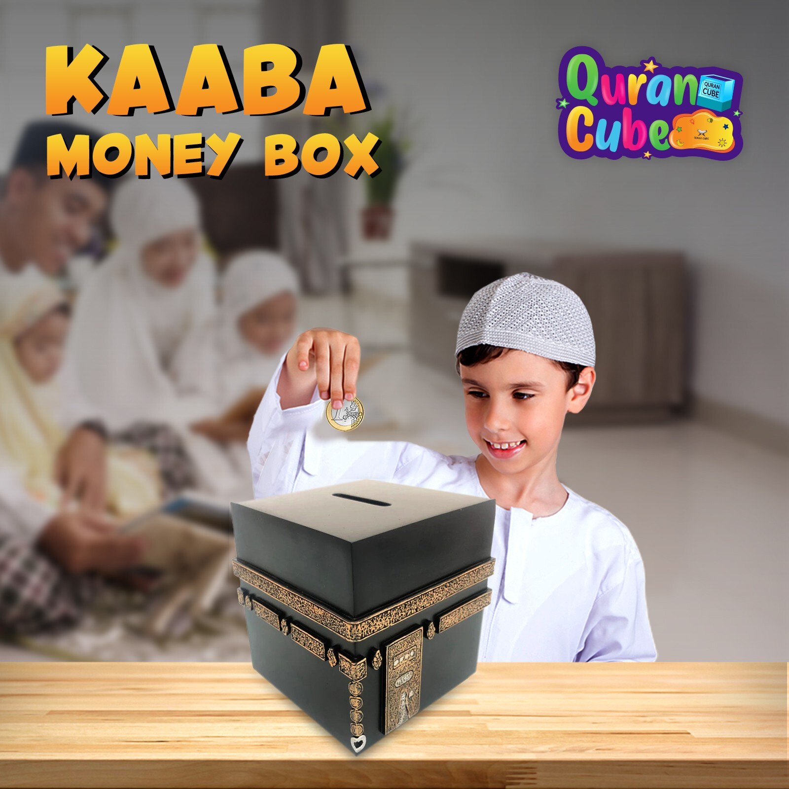 Quran Cube Kaaba Money Box - Gift Shaped Box UK | eBay UK