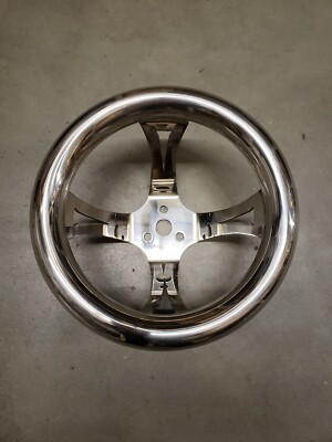 SAND RAIL OFF ROAD BOAT STAINLESS STEERING WHEEL,9" 4 SPOKE,5" DISH | eBay
