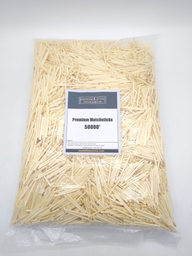 Modelfix Scenics 50000 Wooden Matchsticks - Headless Match Sticks Model ...
