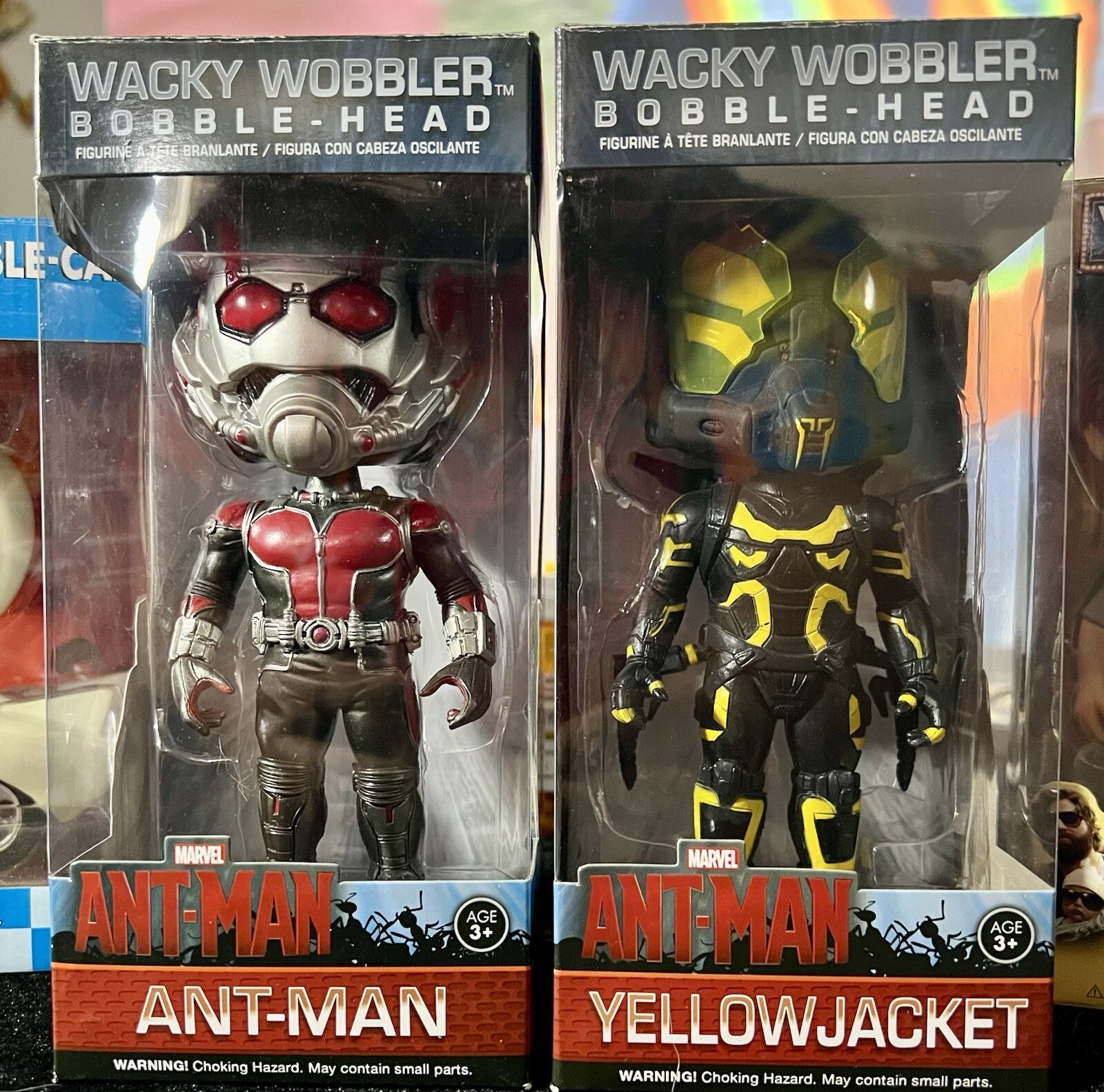 Funko Wacky Wobbler Ant-Man & Yellowjacket Bobblehead Set of 2 | eBay