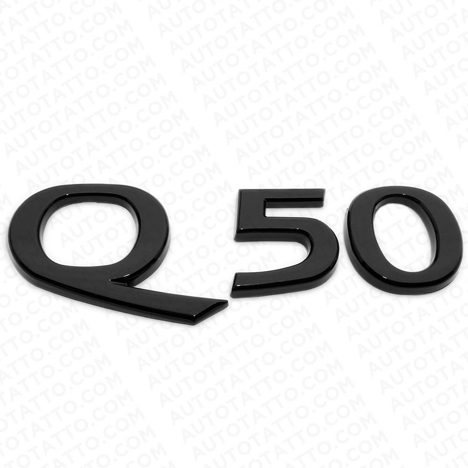 For Infiniti Q50 Rear Trunk Logo Letter Badge Emblem Nameplate Sport ...