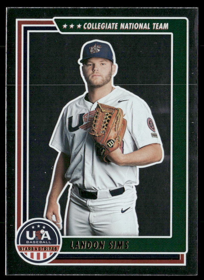 2022 Panini USA Baseball Stars & Stripes Landon Sims | eBay