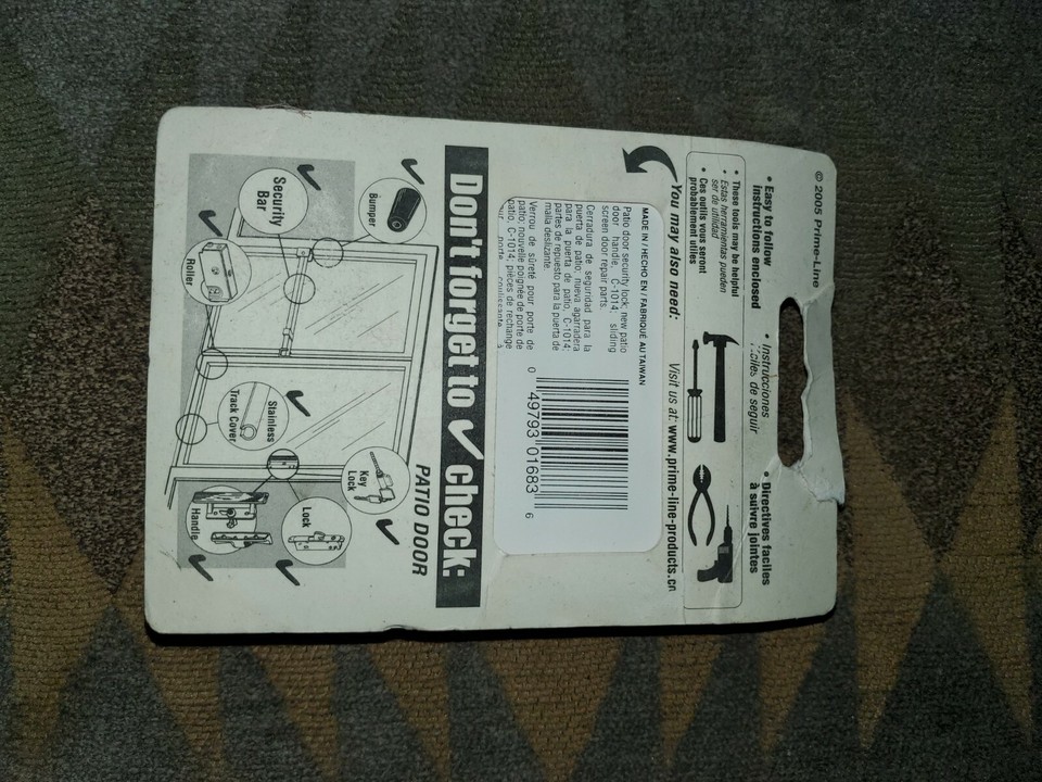 Prime Line D1683 Patio Door Roller Assembly [New in Package] | eBay