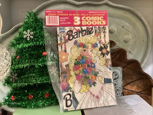 VINTAGE 3 BARBIE FASHION MARVEL COMICS NEW OLD STOCK * BARBIE’S 20,21 ...