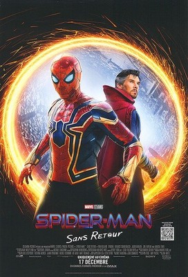 Spider-Man Sans Retour Movie Poster Marvel Studios Doctor 12x8in Metal ...