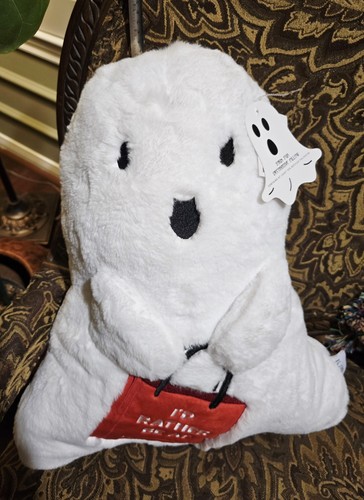 Home Goods Halloween Ghost Pillow "I'd Rather Be At Home Goods" Spooky ...