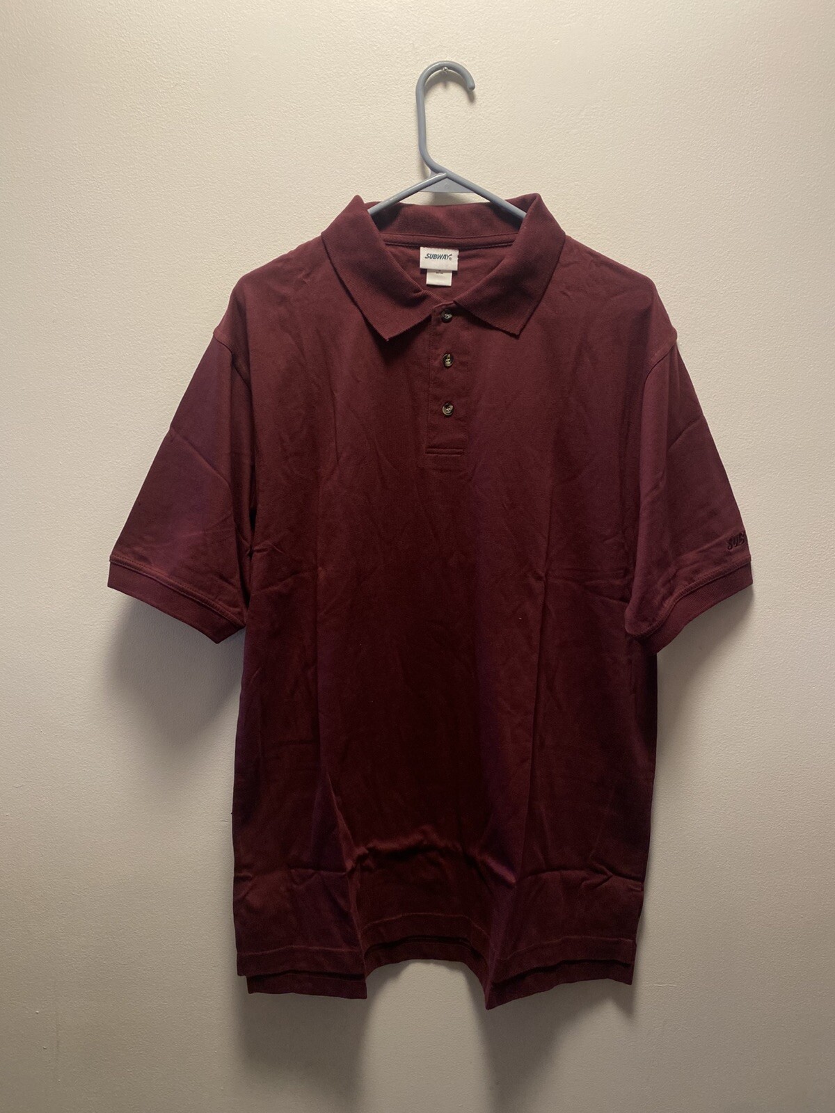 VTG Subway Restaurant Employee Uniform Polo Shirt Men… - Gem