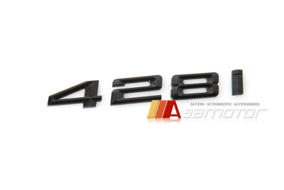 Gloss Black Trunk Rear Emblem Badge Letter 428i fits BMW F32 F33 F36 4 ...