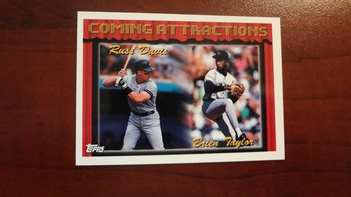 1994 TOPPS #763 COMING ATTRACTIONS RUSS DAVIS/BRIEN TAYLOR BASEBALL ...