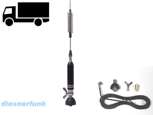 CB FUNK ANTENNA DV 27U 1/2 Lambda 85 cm center coil for SCANIA VOLVO ...