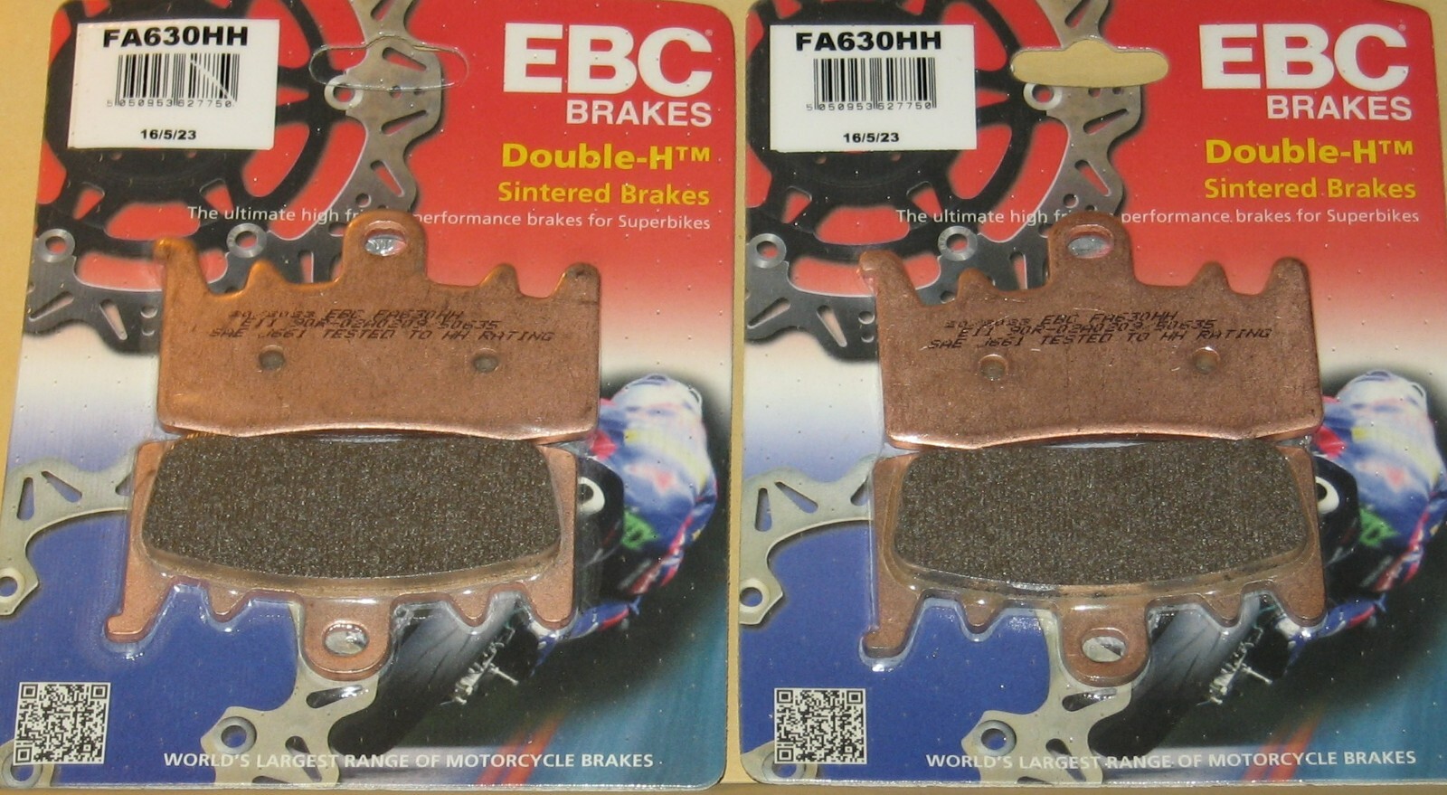 2 Paires De Plaquettes De Frein Pour DUCATI PANIGALE 959 Année 2016 ...