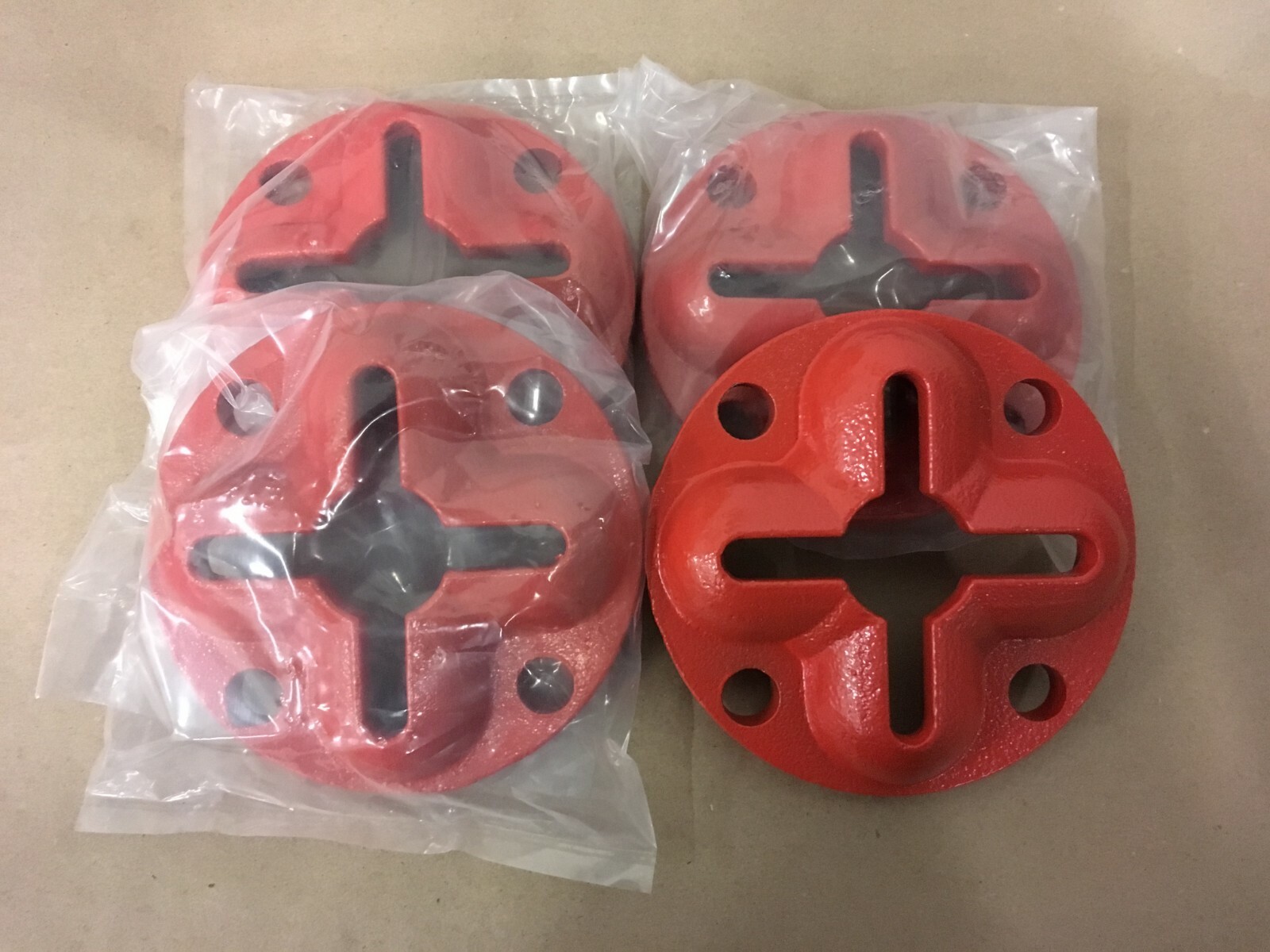 4 AUTO BODY FLOOR ANCHOR POT INSTALL YOURSELF 10 TON HOLD USA MADE ...