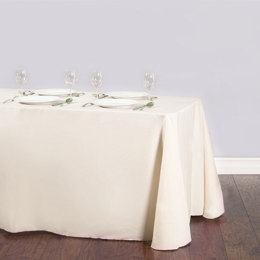5 pc Rectangle Tablecloth Table Cover Party Wedding Linen Colors Choose ...