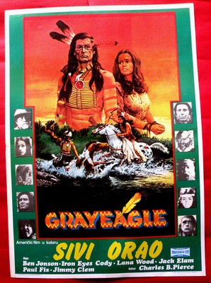 GRAYEAGLE 1977 BEN JOHNSON IRON EYES LANA WOOD INDIAN WARRIOR EXYU MOVIE POSTER | eBay