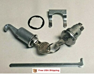 Fits 1966-1967 Chevy II Nova Glove Box & Trunk Lock Set With GM Keys ...