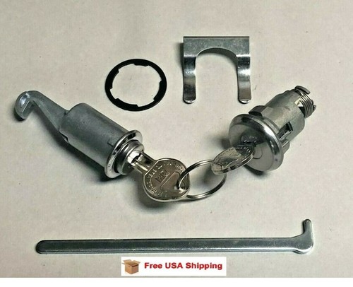 Fits 1966-1967 Chevy II Nova Glove Box & Trunk Lock Set With GM Keys ...