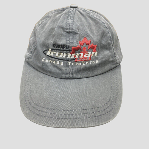 Vintage Ironman Triathlon Canada Snapback Hat Cap Men's OSFA Gray | eBay