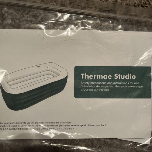 Thermae Studio Mobile Inflatable Spa Bathtub Bathlight B01 New In Box ...
