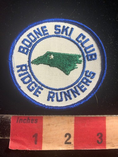 Vtg North Carolina Snow Ski BOONE SKI CLUB RIDGE RUNNERS Patch 00RP | eBay