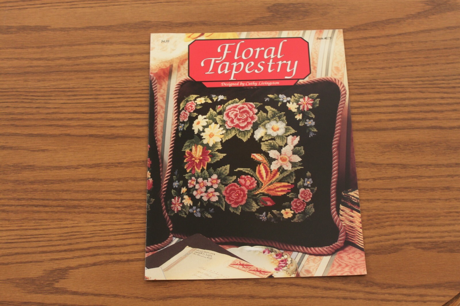 Floral Tapestry Pattern Chart Leaflet Cross Stitch Just Livingston | eBay