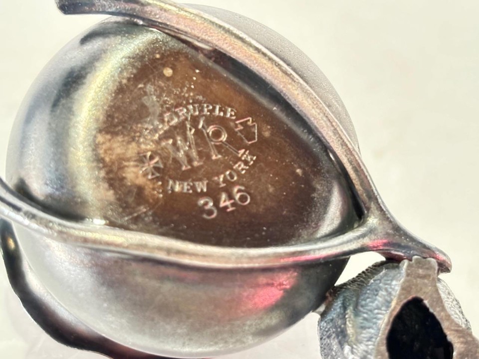 VINTAGE WM. A. ROGERS QUADRUPLE PLATE #346 BIRD TOOTHPICK WITH WISHBONE ...