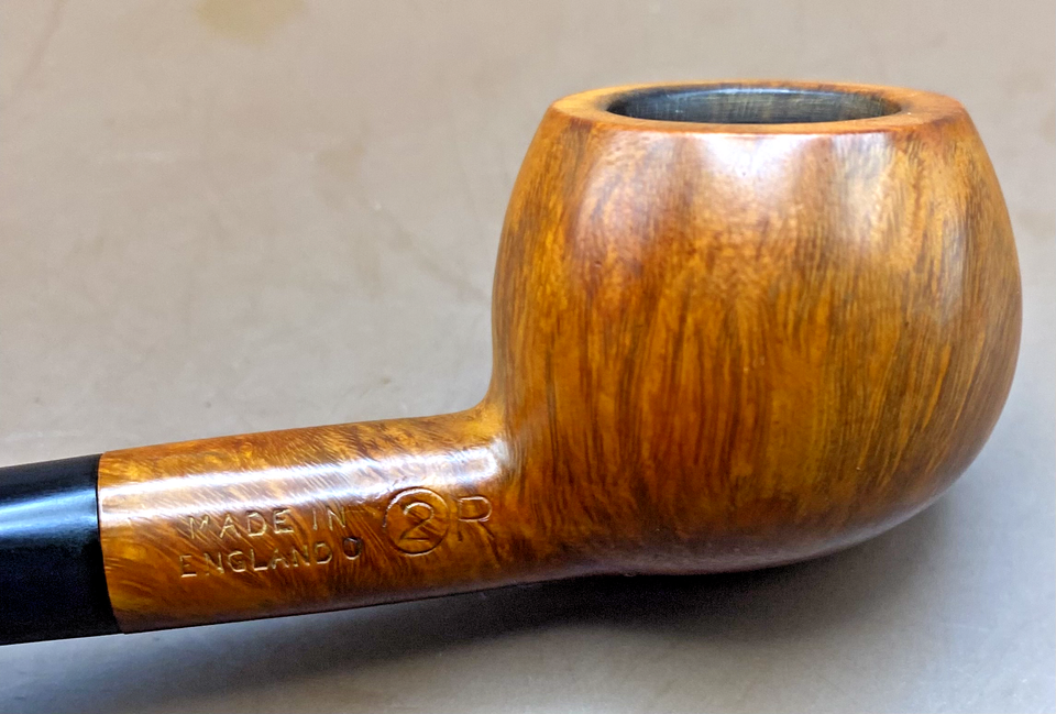 1960 Dunhill Root Briar 314 Prince F/T Group 2 White Spot Smooth Pipe ...