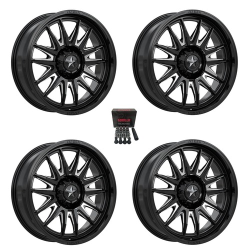 MSA M55 Commander 20" Wheels Gloss Black/Milled Can-Am Maverick X3 | eBay