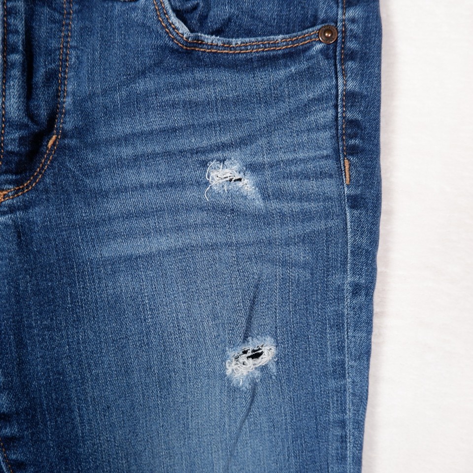 Ann Taylor LOFT Women's Blue jeans Moder Skinny 6P Distressed Medium ...