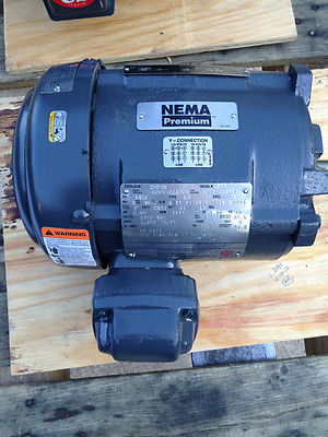 US Motors Haz Location 2 HP Motor Cat# X2P2B 1745 RPM 230/460V Model ...