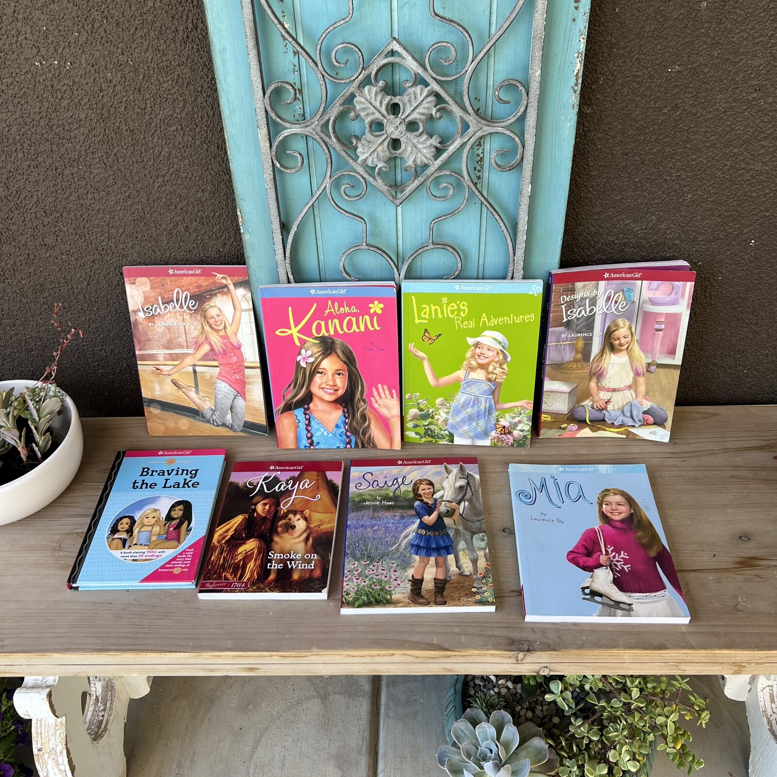 Mixed Lot of 8 AMERICAN GIRL Chapter Books Isabelle Kanani Lanie Tenney ...