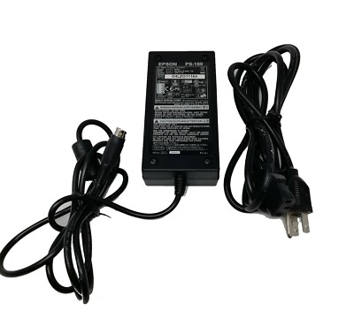 Epson PS-180 AC Adapter Power Supply M159B M159A Printers | eBay