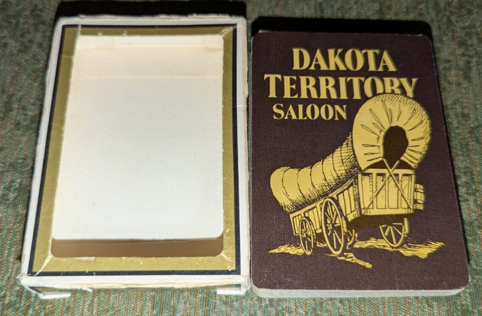 Vintage Dakota Territory Saloon Western Playing Cards Deck | eBay