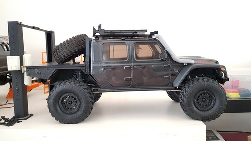 Upgrade for Axial scx10 iii Flatbed tray jeep gladiator JT wrangler RC ...